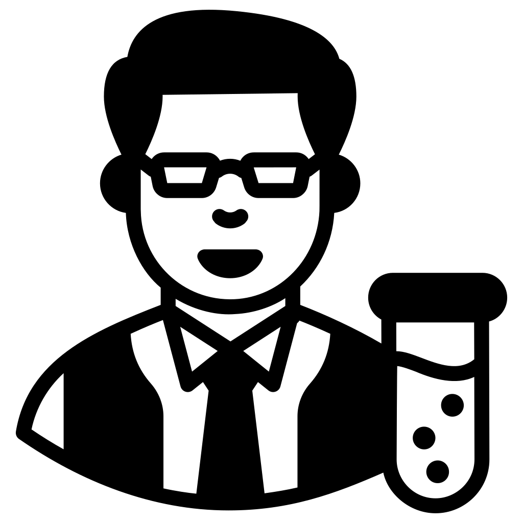 Scientist, researcher, experimenter, technologist, lab technician icon ... Scientist, researcher, experimenter, technologist, lab technician icon ...