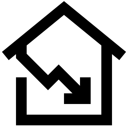 Analytics, arrow, decrease, down, home, house, statistics icon ... Analytics, arrow, decrease, down, home, house, statistics icon ...