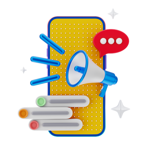 Social Media Digital Marketing 3d Illustrations Visual Content